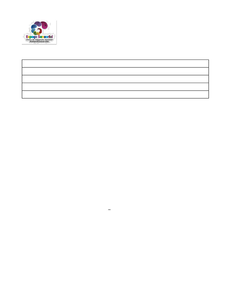 Relatorio Manuela PDF | PDF | Espectro do autismo | Conceitos psicológicos