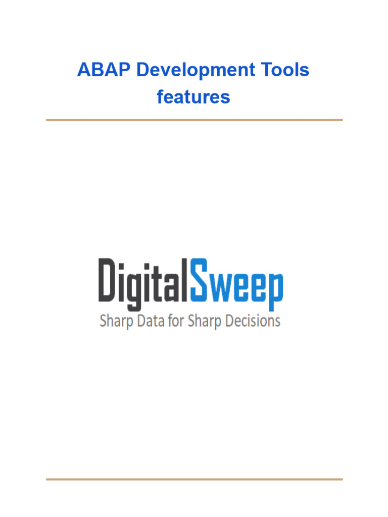 ABAP Development Tools Guide | PDF | Unit Testing | Eclipse (Software)