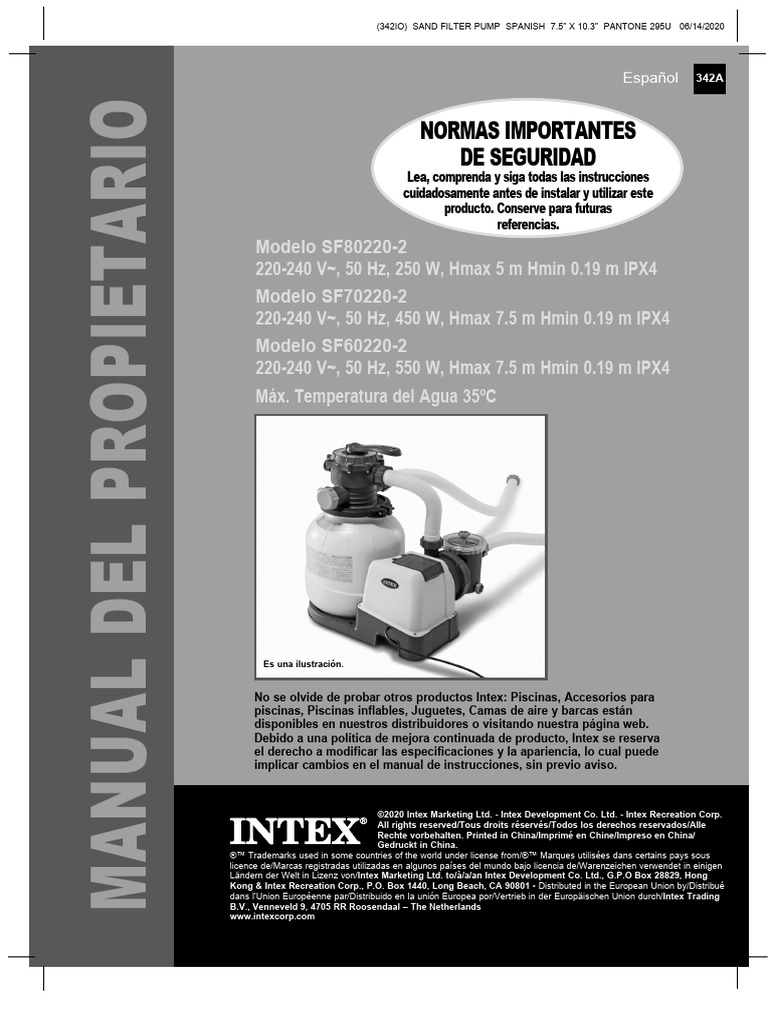 Normas Importantes de Seguridad: HZ, 250 W, H HZ, 450 W, H HZ, 550 W, H ...