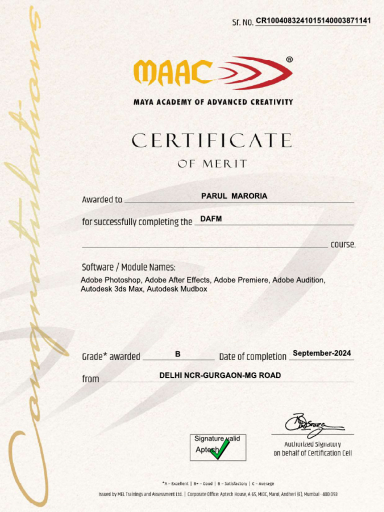 Parul - DAFM VM PAPER | PDF