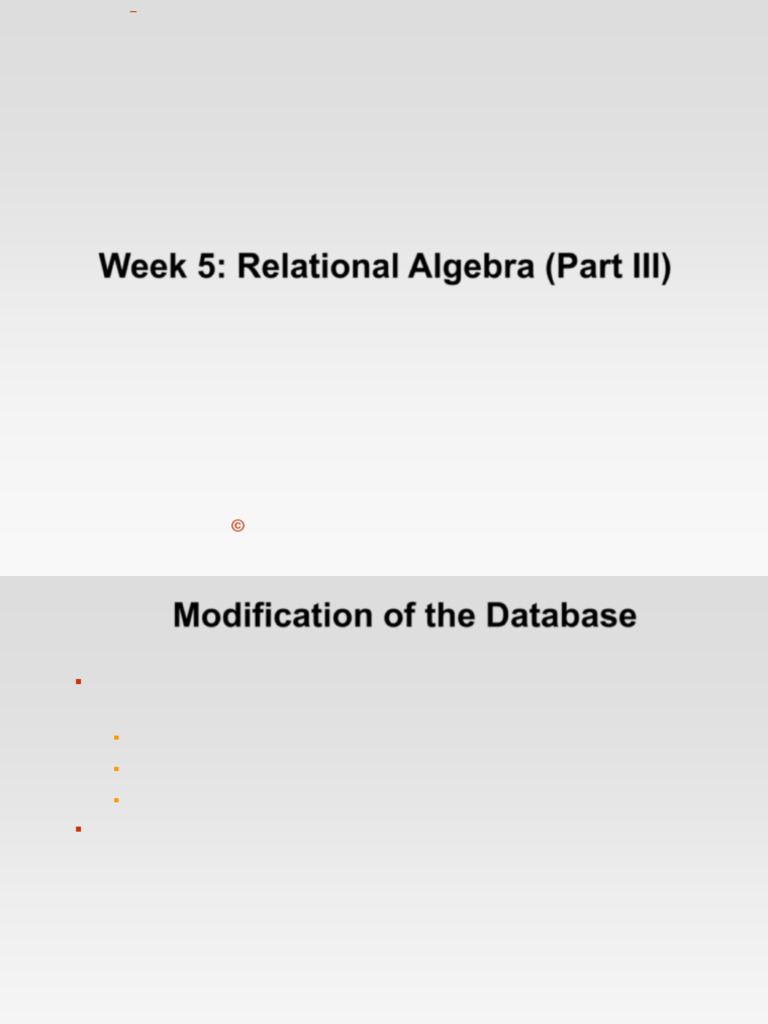 Database Management Systems Week 5 | PDF | Relational Model | Databases