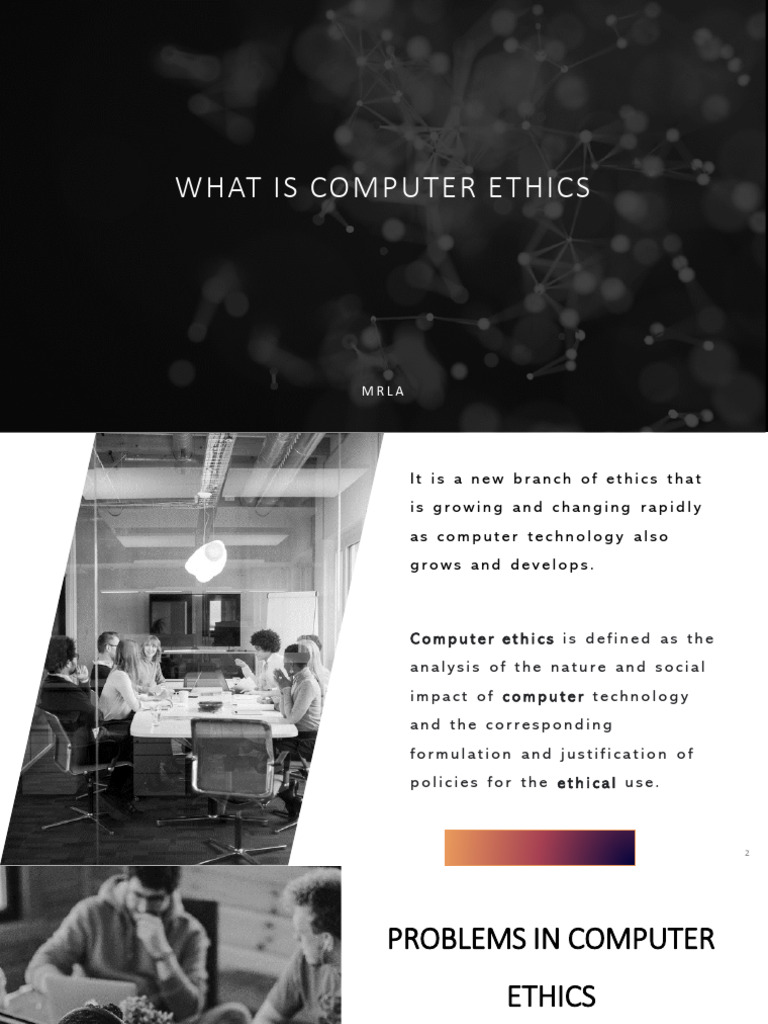 What Is Computer Ethics | PDF | Art | Technology & Engineering