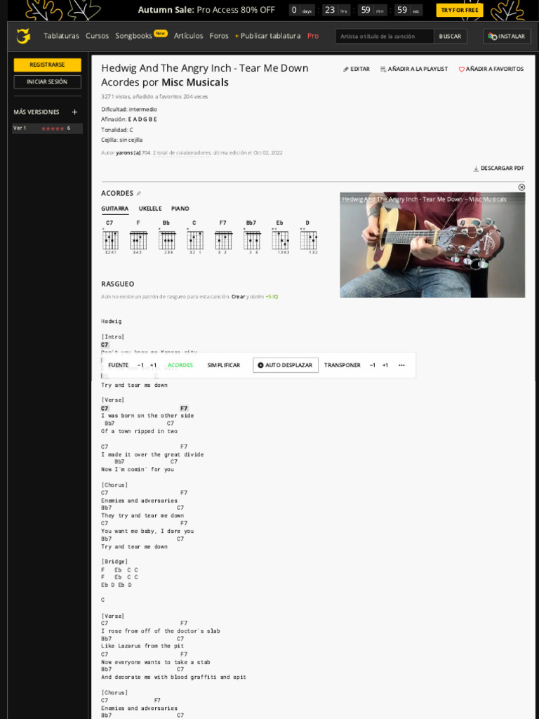 Es - Ultimate Guitar - Com - Tab - Misc Musicals - Hedwig and The Angry ...