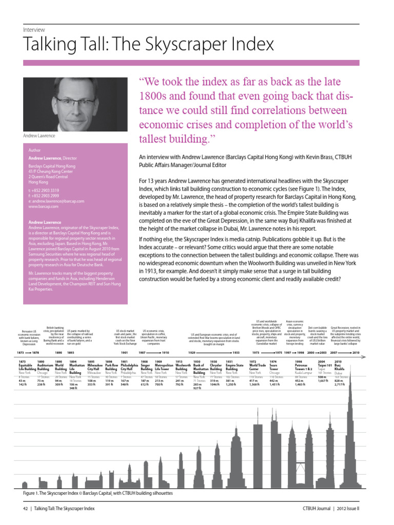 Talking Tall The Skyscraper Index | PDF | Business Cycle | Recession