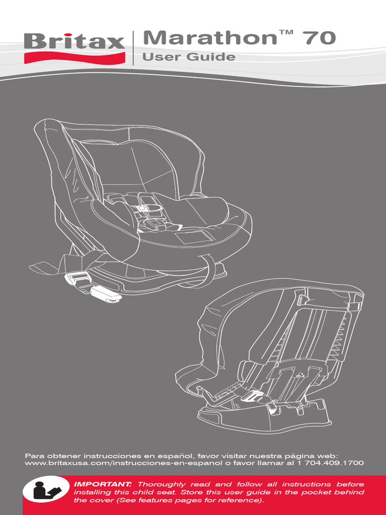Britax Marathon 70 Car Seat | PDF | Seat Belt | Traffic Collision