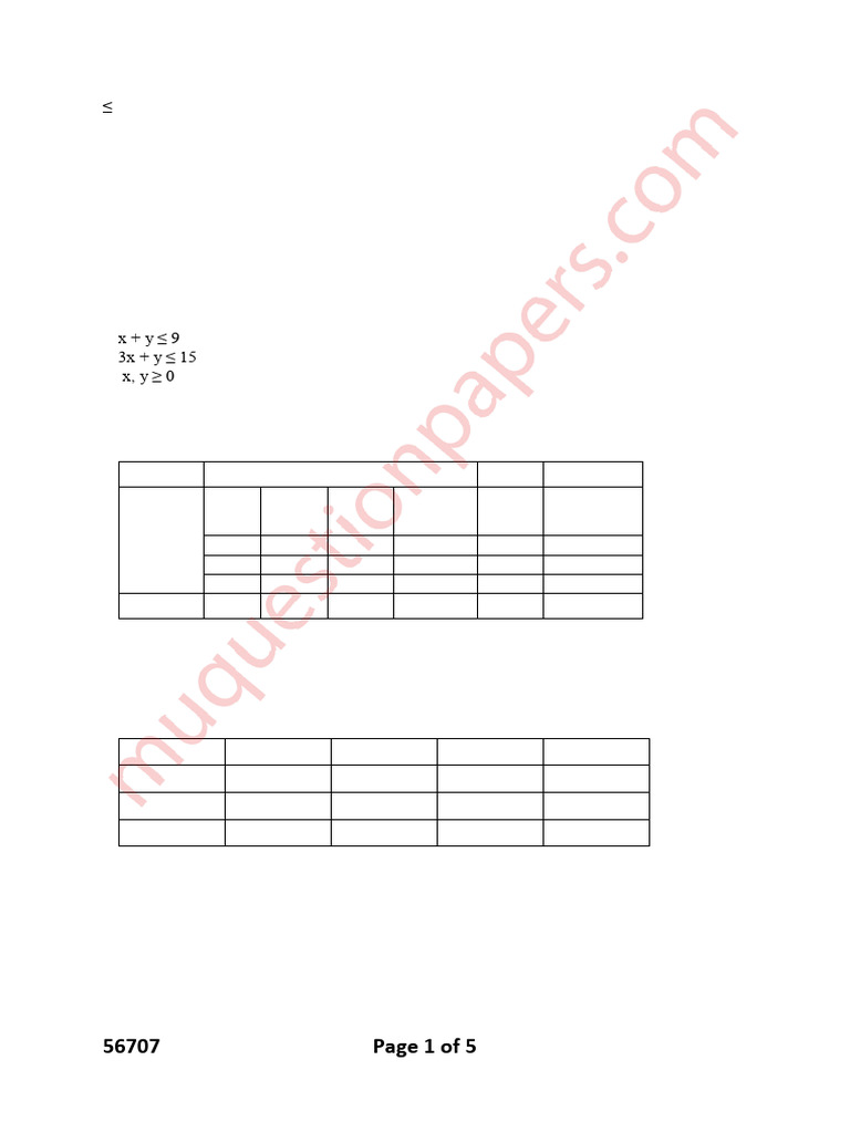 Technology - Mca Master of Computer Applications - Semester 2 - 2024 - May - Mathematical ...
