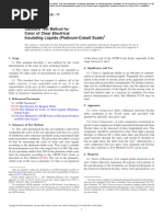 ASTM D1209 Platinum-Cobalt Color Test | PDF | Hydrochloric Acid ...