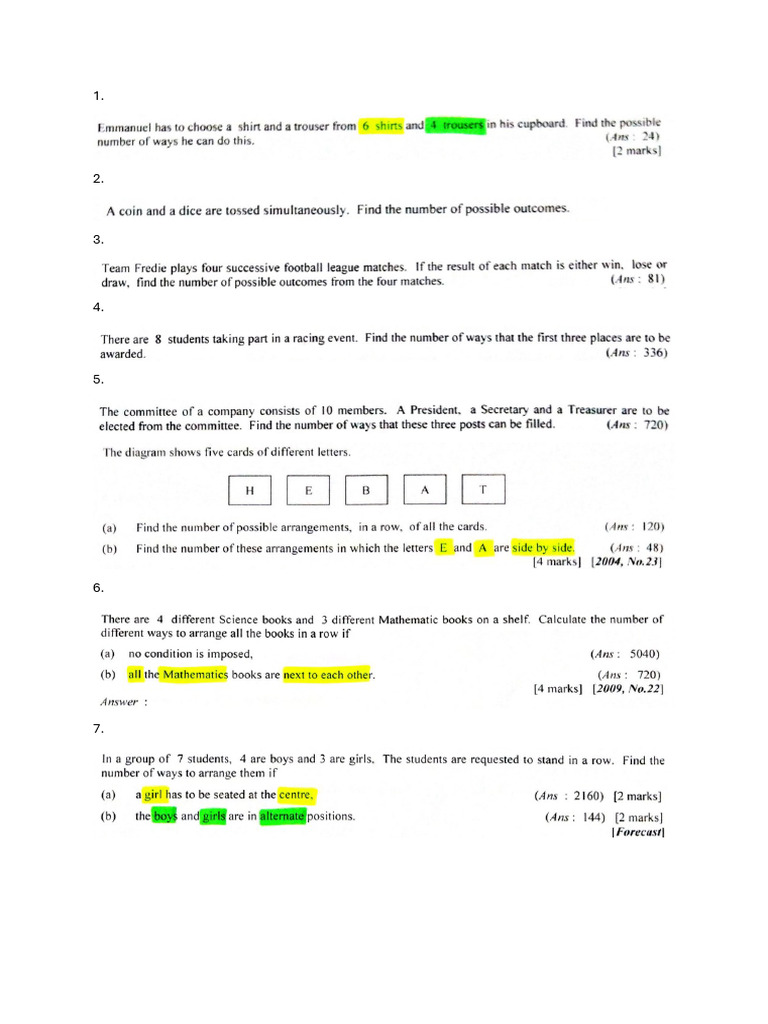 Chapter 4 Exercise | PDF