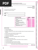 Math Bgcse 2020 Paper 1 SP | PDF