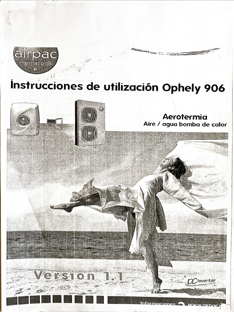 00 - Manual Usuario Air Pac International Ophely 906 | PDF