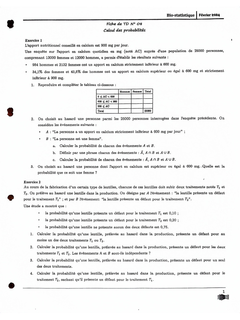 TD 08 | PDF