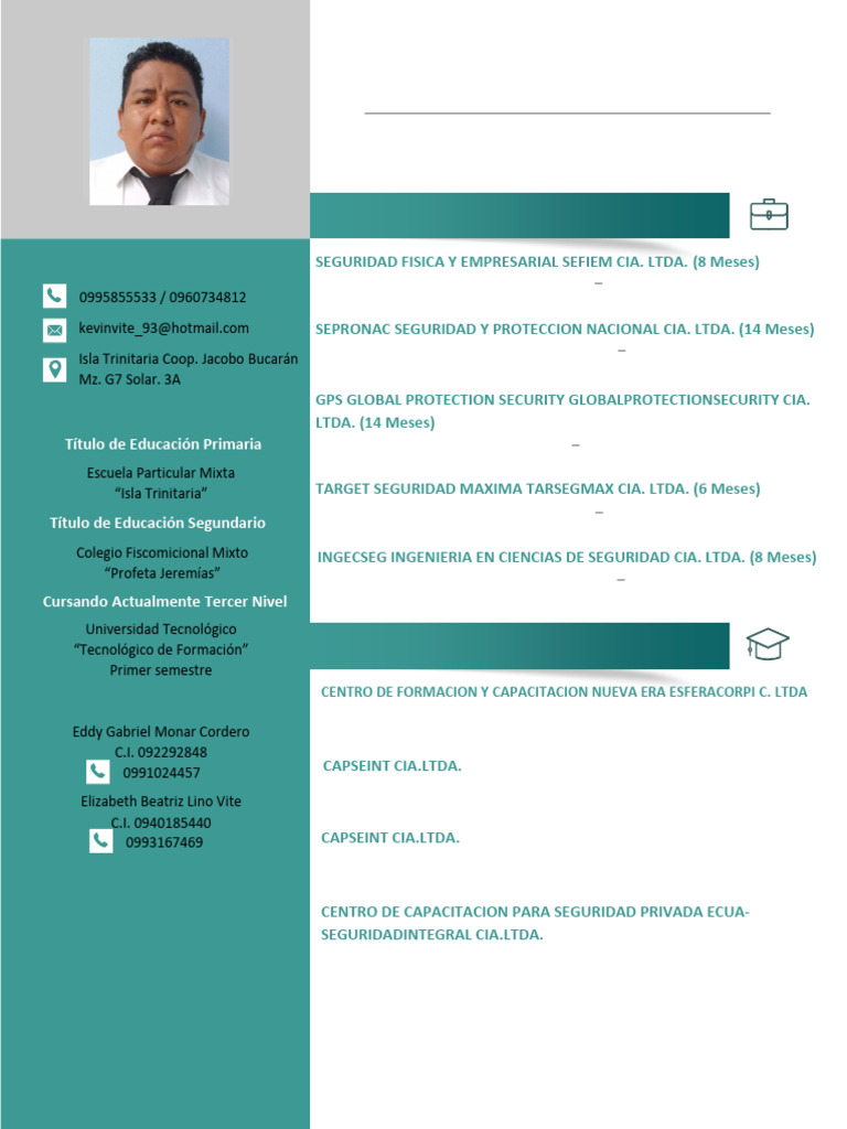 curriculum kevin 1 | PDF