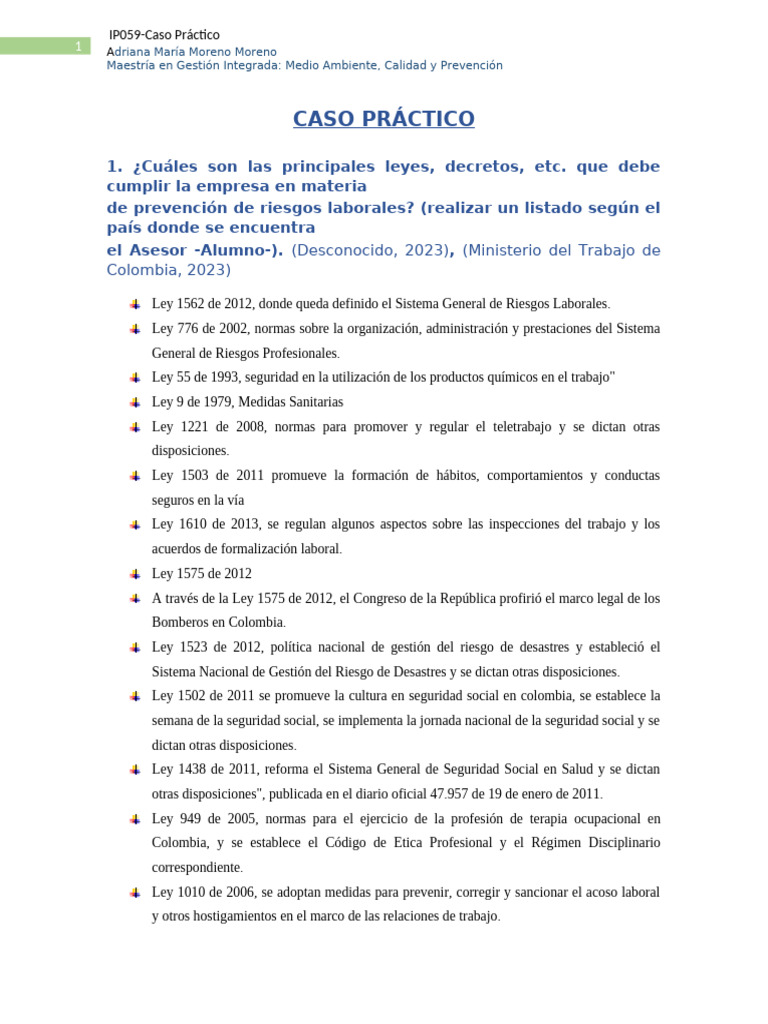 IP059 Solucion CASO PRACTICO | PDF | Riesgo | Valores