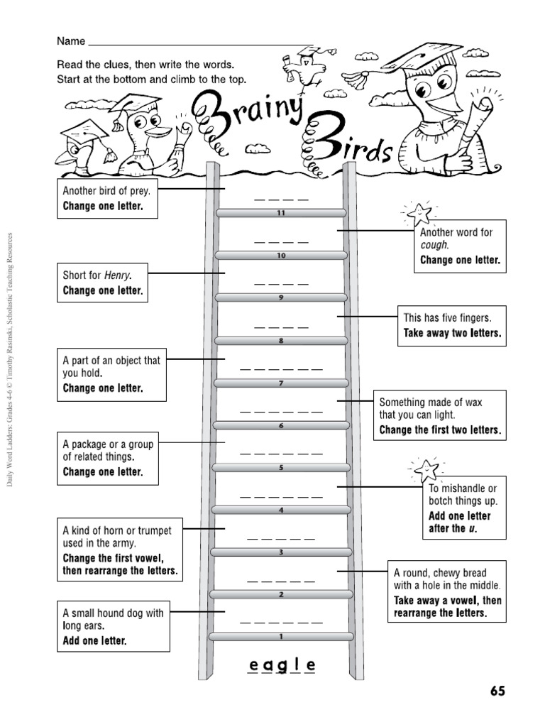 SONNY HALE - Word Ladder 9-5 | PDF