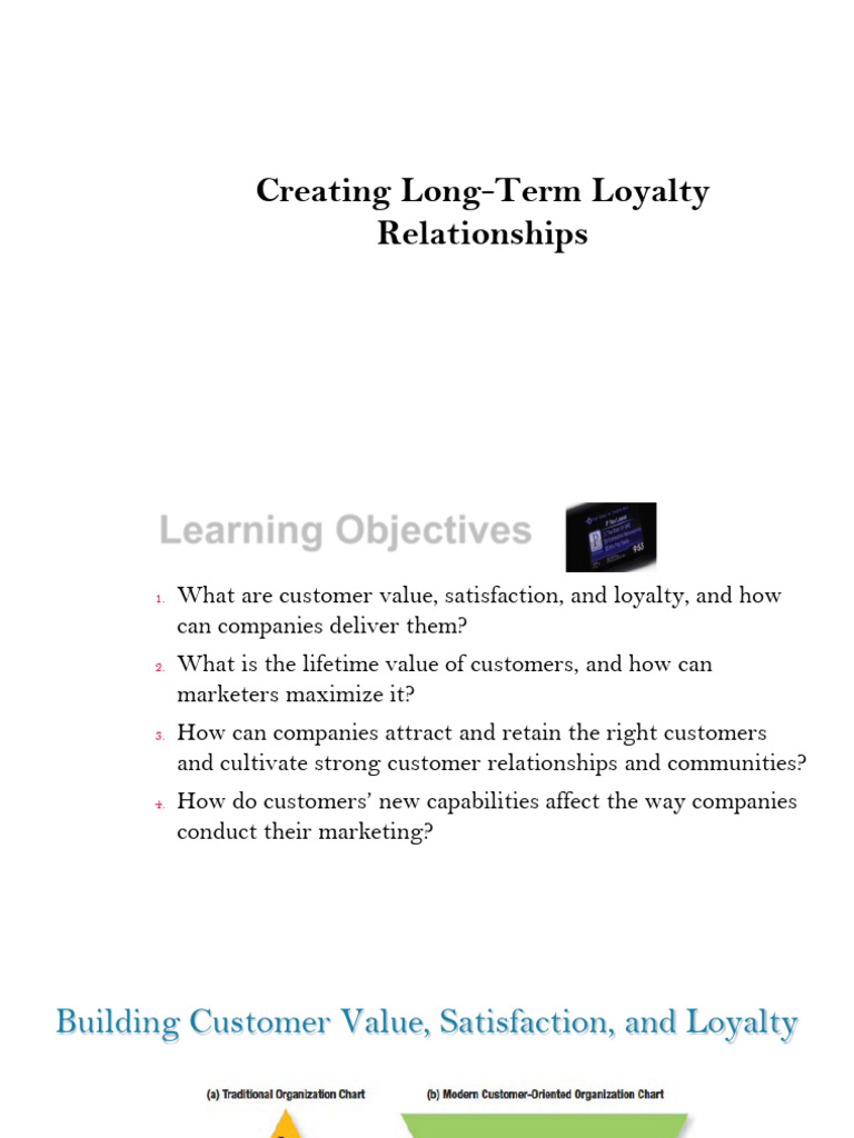Building Long-Term Customer Loyalty | PDF | Business | Marketing