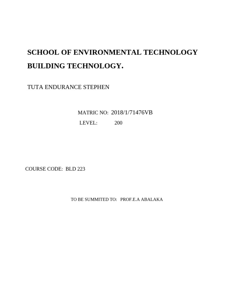 BLD 223 MATERIAL SCIENCE PROJECT | PDF | Rock (Geology) | Limestone