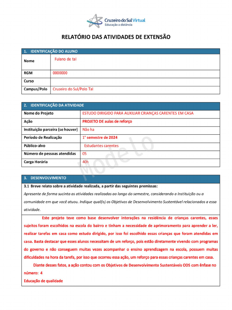 Projeto Completo Preenchido | PDF