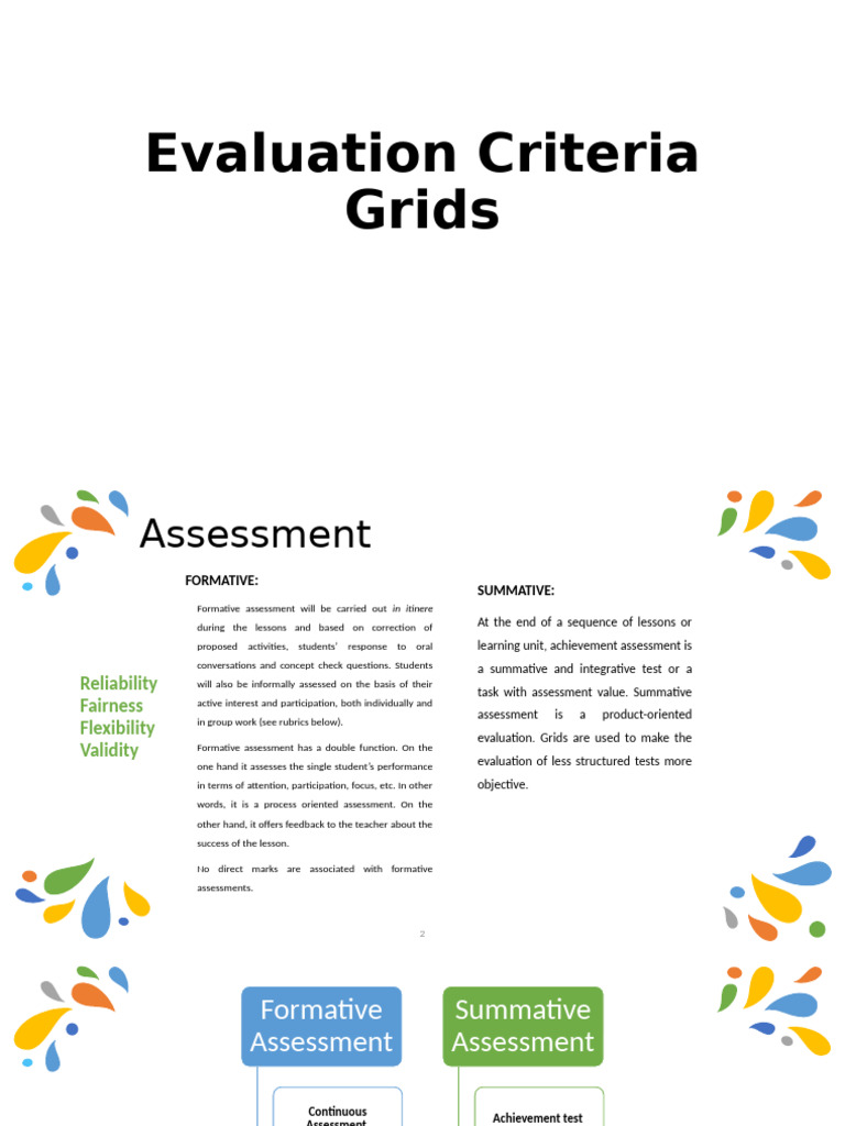 Assessment Grids | PDF | Educational Assessment | Evaluation