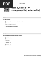 Lekcja 8 Lekcja Powtorzeniowa Do Rozdzialu Narodziny Nowozytnego Swiata. Klasa 6 | PDF