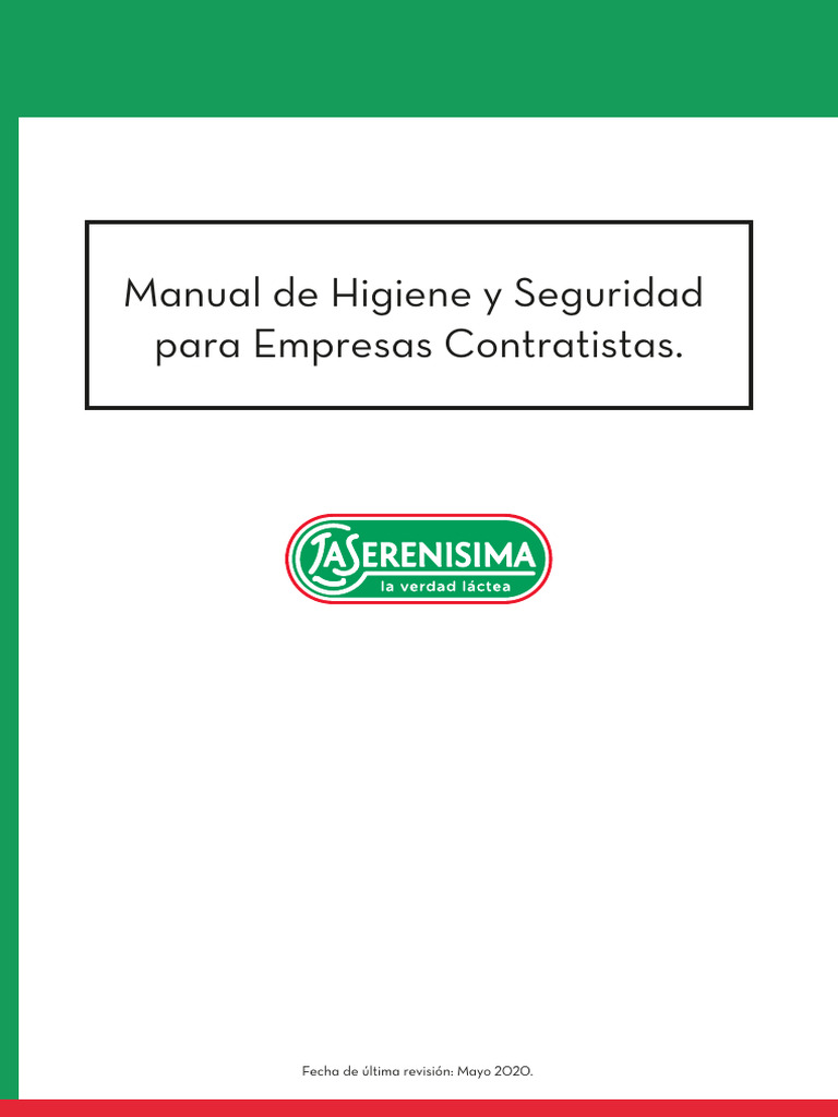 Manual de Higiene y Seguridad para Empresas Contra 231026 140057 | PDF | Residuos | Valores
