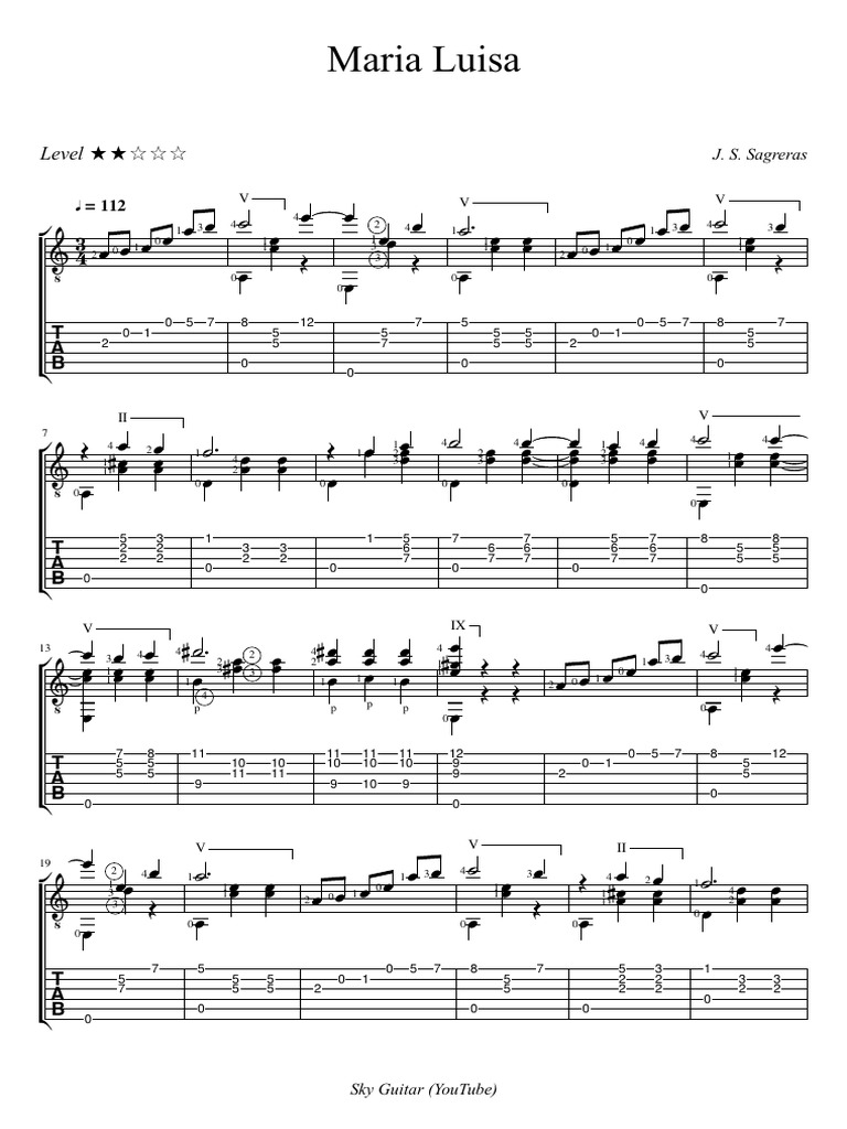 Sky Luisa Guitar Performance | PDF