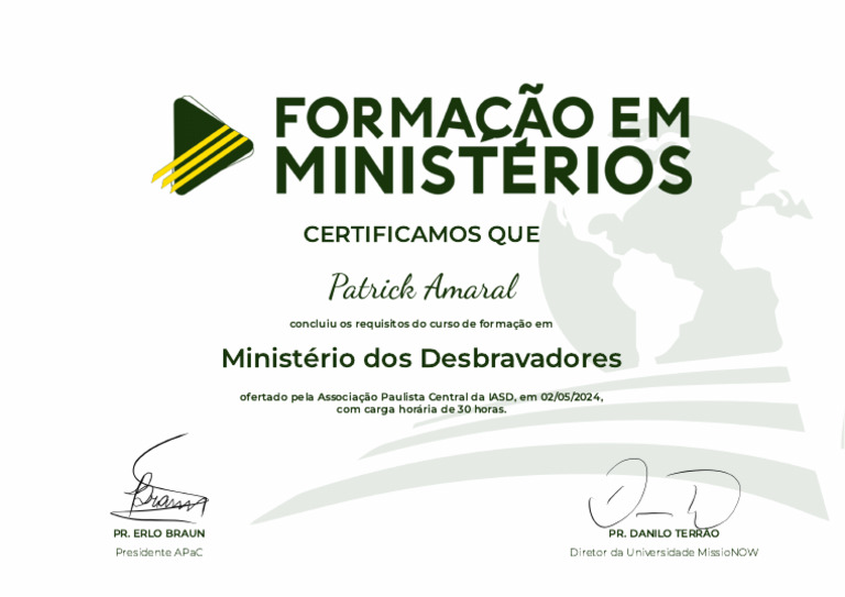 certificado DBV | PDF