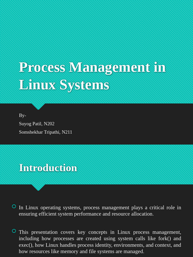 OS Presentation | PDF | Process (Computing) | Computer File