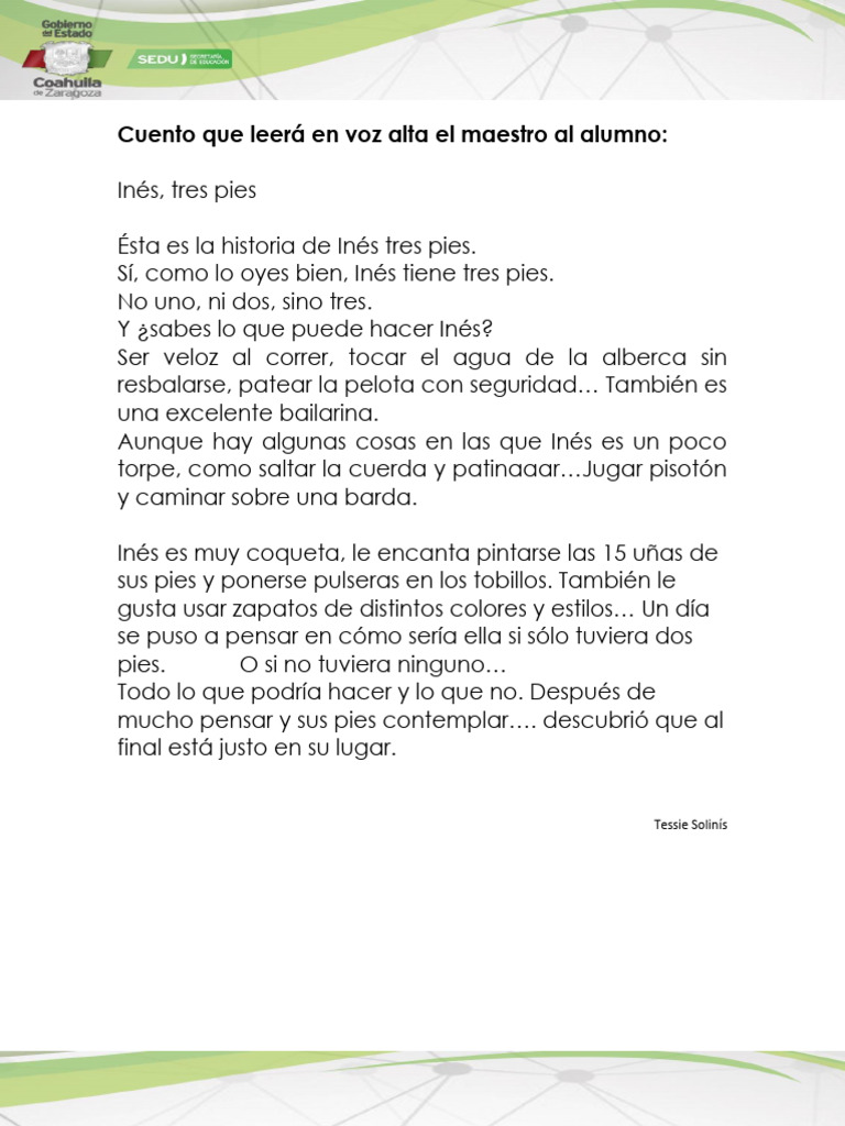 1°grado Lectura Anexa | PDF