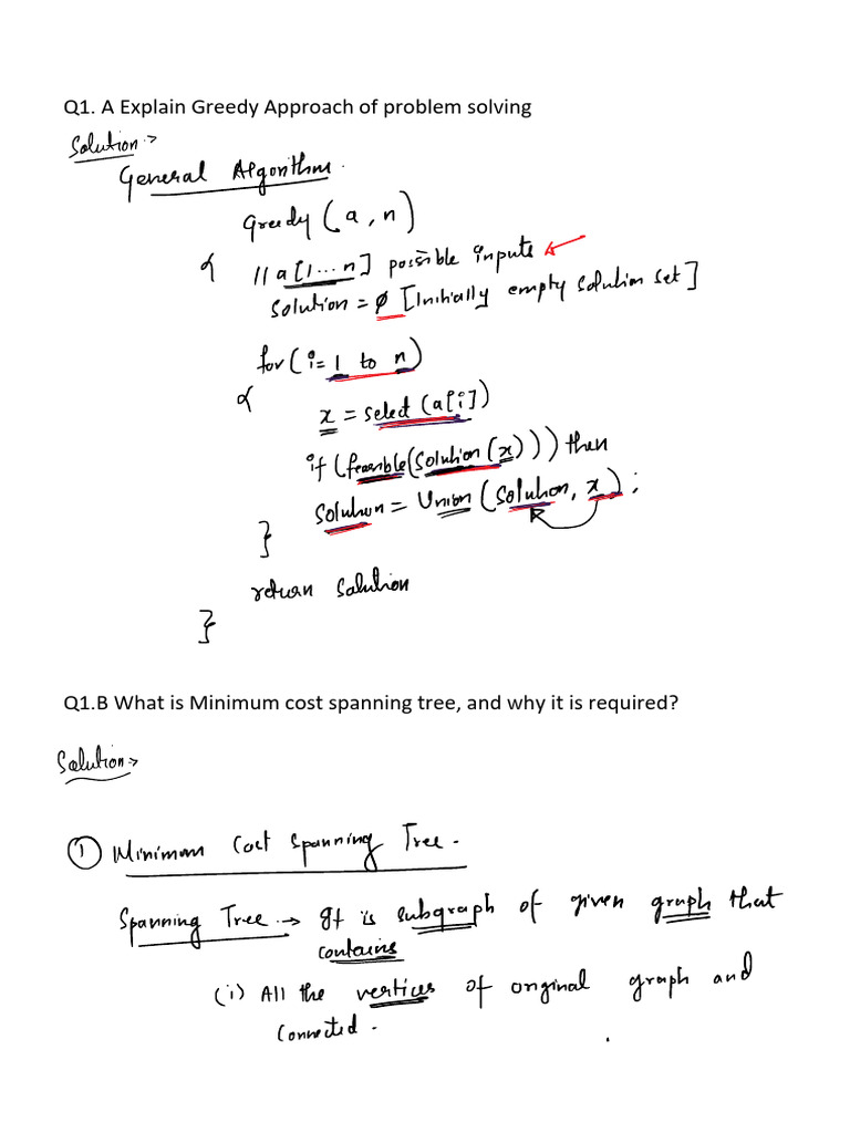 CMPN - Aoa - Weekly Test 2 - Solution - 01april2024 | PDF | Teaching ...