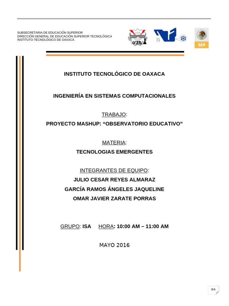 Observatorio Educativo Oaxaca | PDF | Servidor web | Internet y web