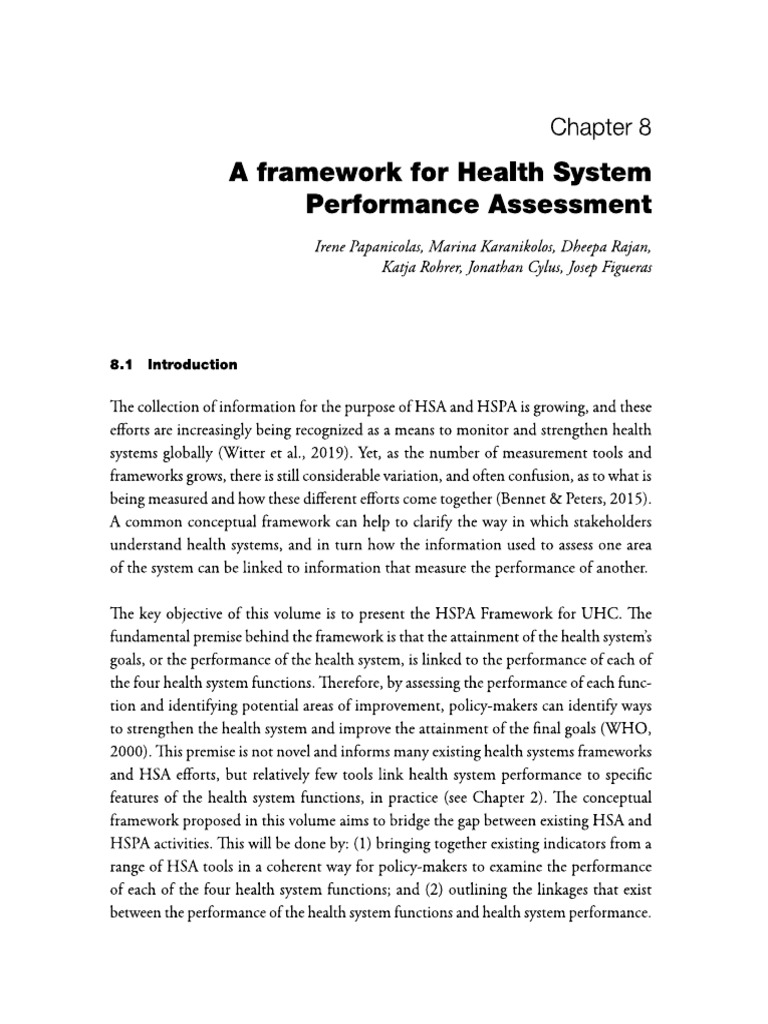 Session10 - A Framework - HSP - UHC | PDF