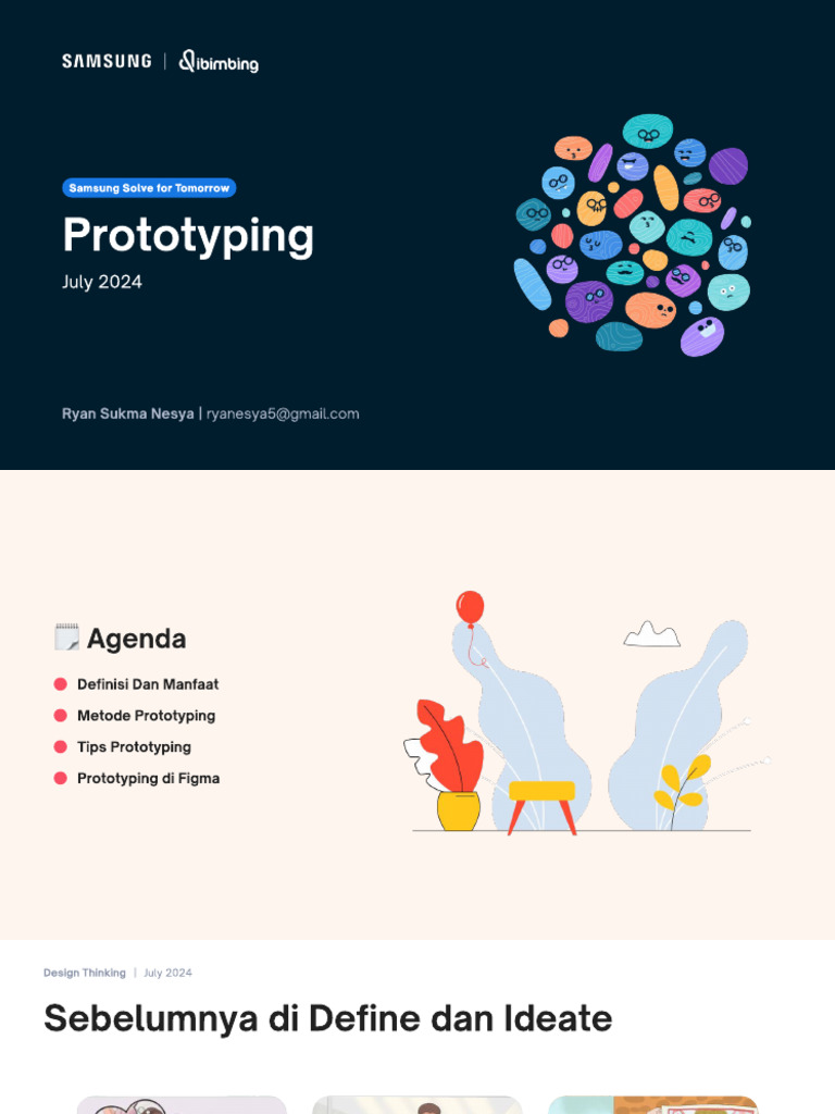 SFT 2024 - Design Thinking Workshop Sesi 3 - Prototyping | PDF | Seni