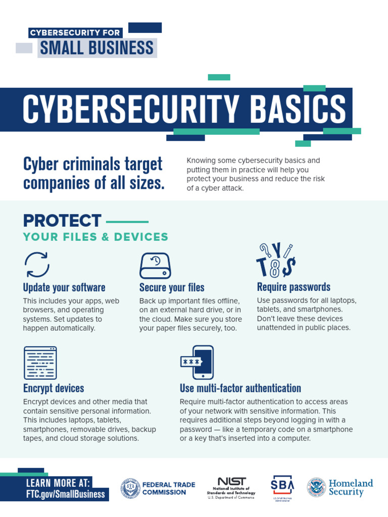 Essential Cybersecurity Tips for Small Businesses | PDF | Security ...