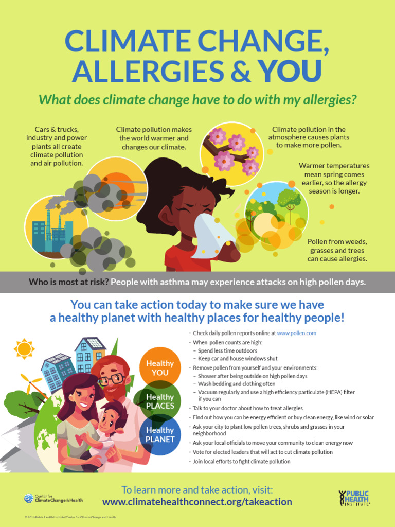 Allergies Poster | PDF | Human Impact On The Environment | Nature