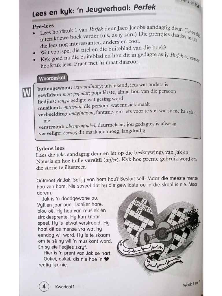 Afrik Gr9 Week 1 & 2 | PDF