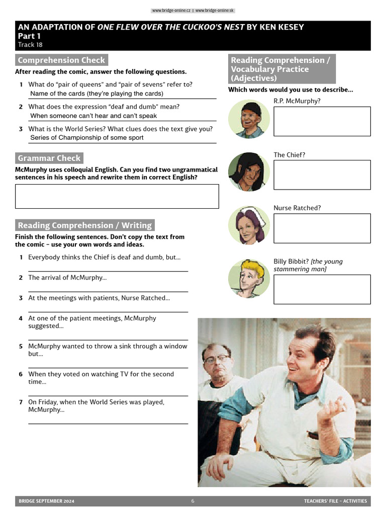 An Adaptation of One Flew Over The Cuckoo's Nest by Ken Kesey | PDF