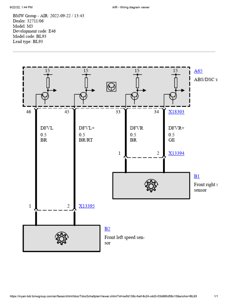 MK60 front wheel speed sensors | PDF