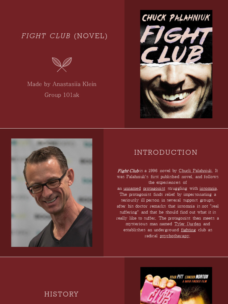 FIGHT CLUB (NOVEL)_ | PDF | Novels