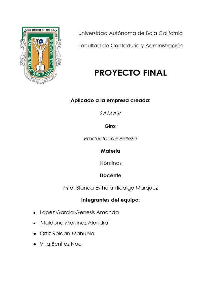 SAMAV Nominas 2024-2 | PDF | Marketing | Logística