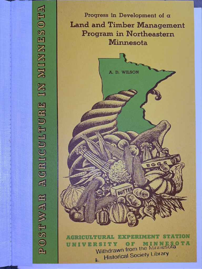 Progress in Development of a Land and Timber Management Program of ...