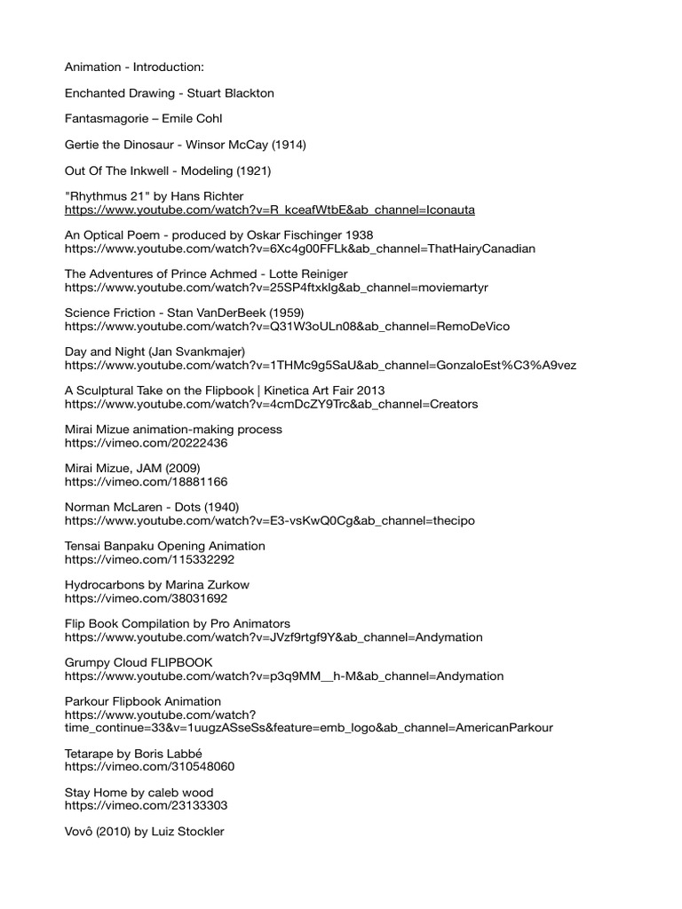 Animation 2d Pdf Animation