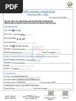 Cricket Player Registration Form | PDF | Government