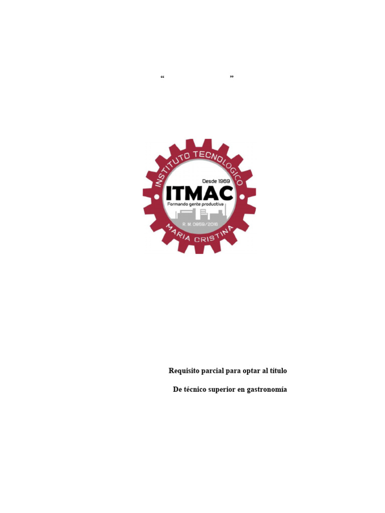 Proyecto de Grado Marlen Vargas Laura 215 | PDF | Postres | Arroz