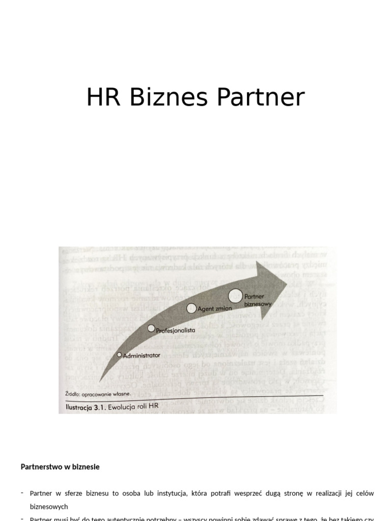 HR Biznes Partner | PDF