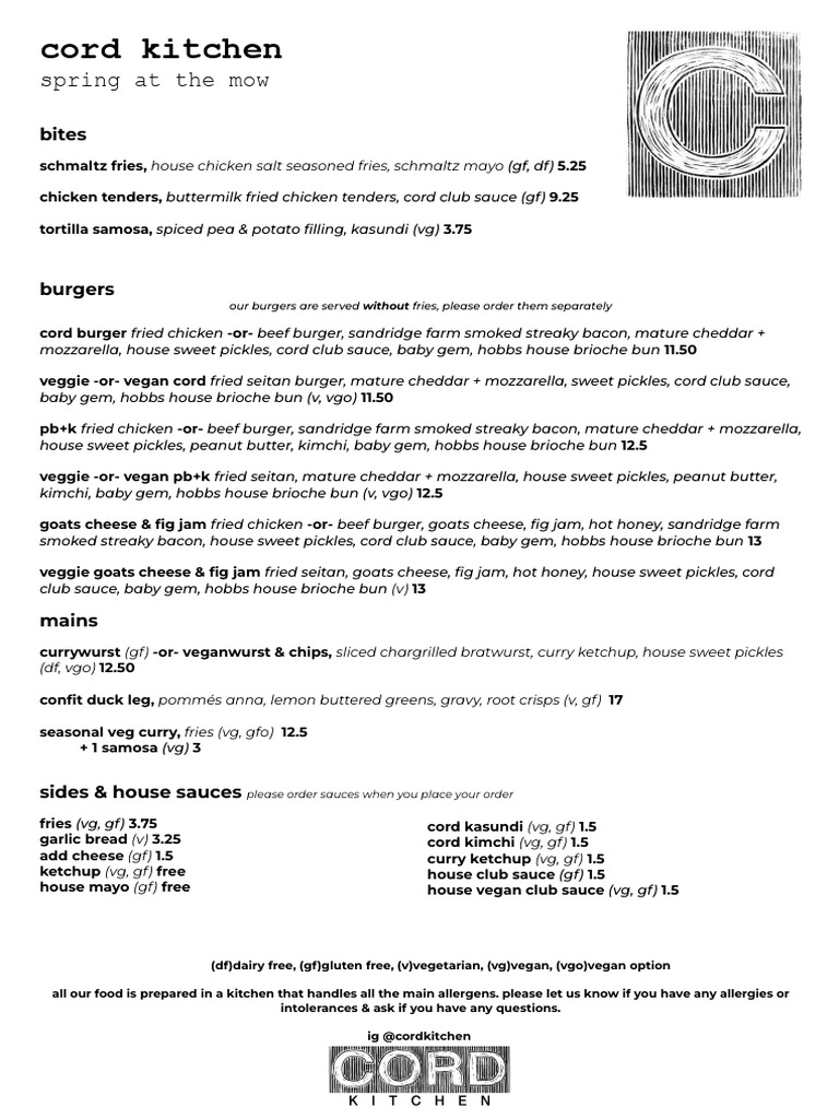 Mow_Menu_-_May_24 | PDF | Cuisine | Foods