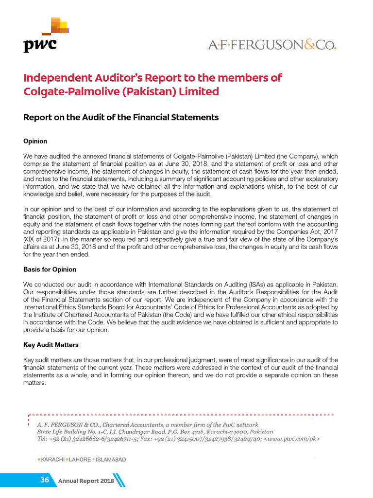 Sample Auditors Report | PDF | Audit | Going Concern