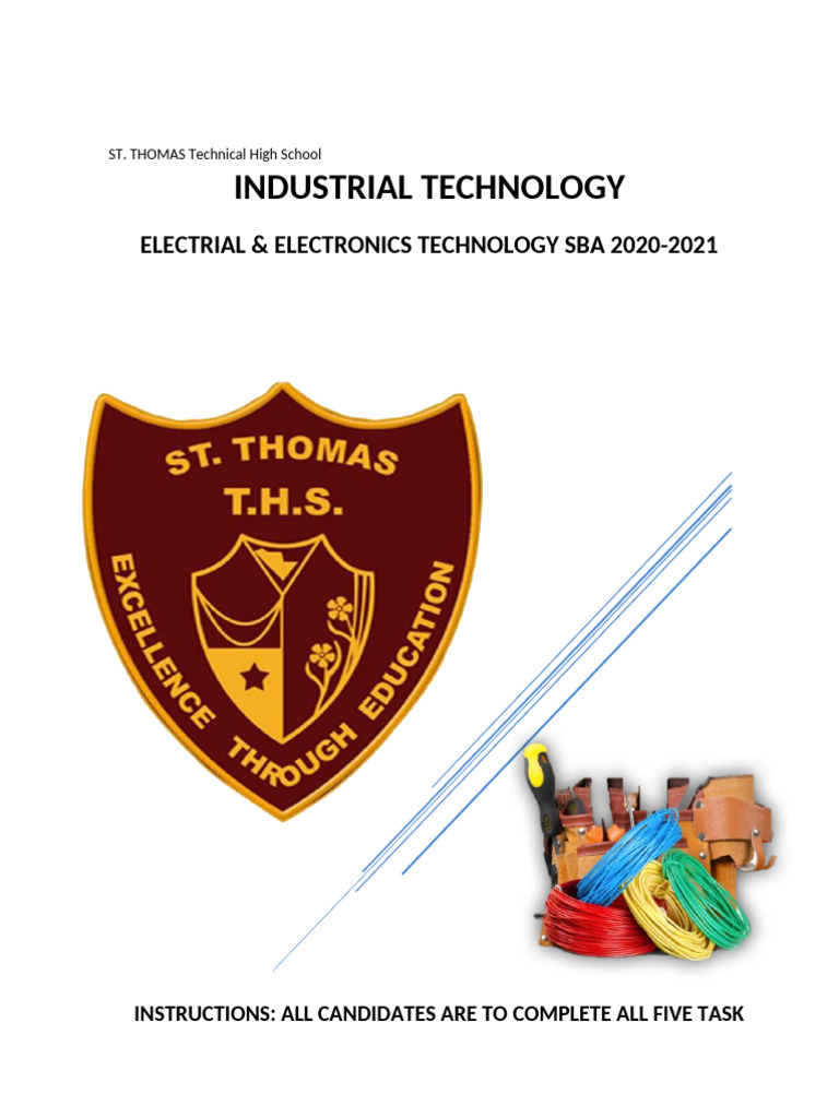 CSEC Electrical & Electronics SBA Guide | PDF | Power Supply | Electronics