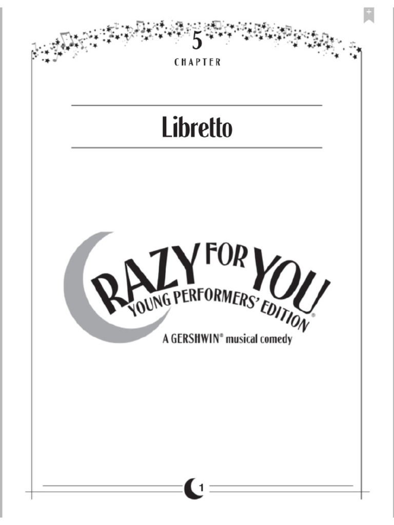 Crazy For You Script Full | PDF