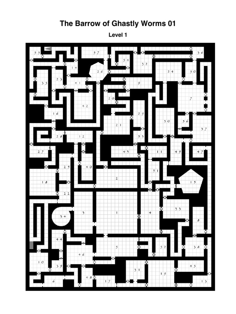 The Barrow of Ghastly Worms 01 | PDF