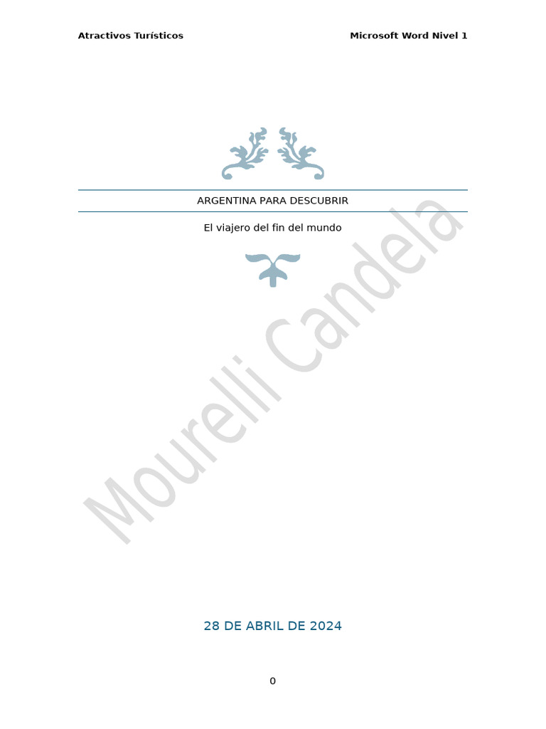 Word2016 TP3 Autoasistido | PDF